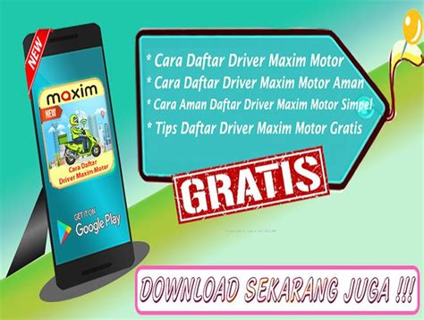 Cara Daftar Driver Maxim Motor APK für Android herunterladen
