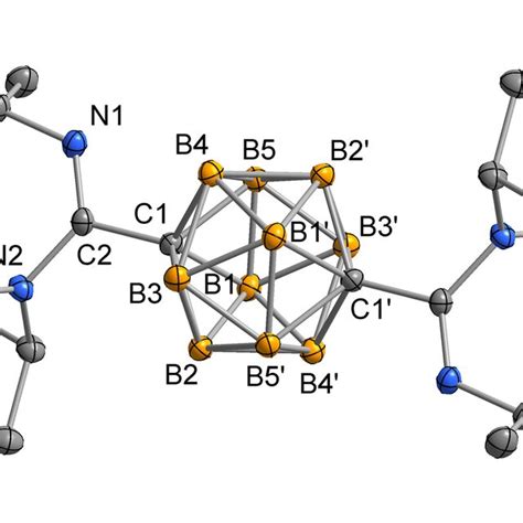 Molecular Structure Of 4 In The Crystal Displacement Ellipsoids Of The