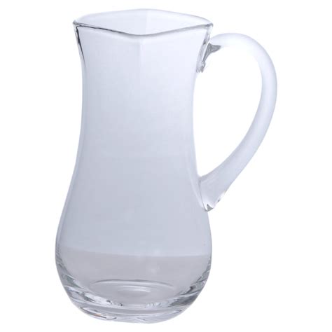 Mid Century Modern Crystal Barware Tableware Serving Pitcher For Sale