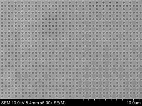 Scanning Electron Micrograph Sem Of A Superconducting Nb Film With A Download Scientific