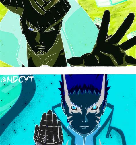 Monstrous Battle Naruto Baryon Mode Vs Isshiki By Ndcyt On Deviantart