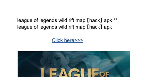League Of Legends Wild Rift Map 【hack】 Apk League Of Legends Wild
