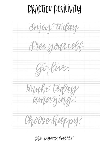 Drafting Lettering Practice Sheets