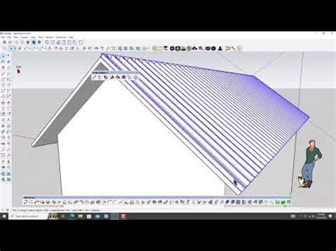 Sketchup Cara Membuat Gelombang Atap dengan Pelugn 1001 Bit - YouTube