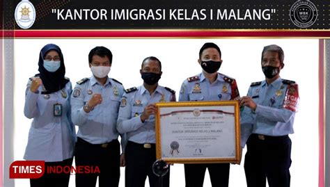Dengan Kegigihan Dan Kerja Keras Kantor Imigrasi Kelas I TPI Malang