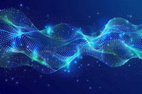 Neon Lit Dna Strands In A Deep Blue Matrix Emphasizing The Depth And Precision Of Genetic