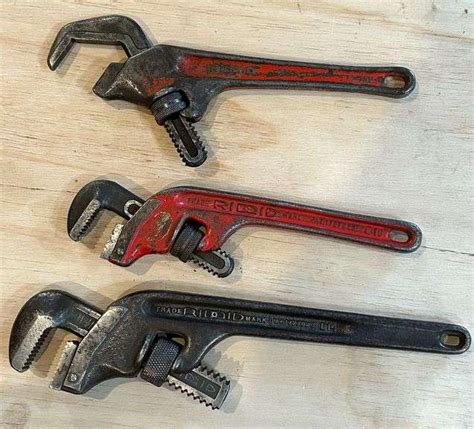 3 Rigid Offset Wrenches Creamer Auction 3 Rigid Offset Wrenches Creamer Auction