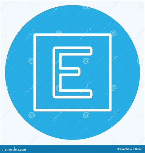 Icon Edge Suitable For Mobile Apps Symbol Blue Eyes Style Simple Design Editable Design