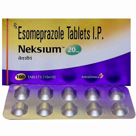 Esomeprazole 20 Mg Tablet At ₹ 150stripe Esomeprazole Tablet In