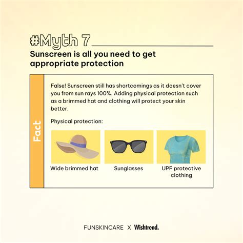 Myth 7 Sunscreen Is All You Need To Get Appropriate Protection