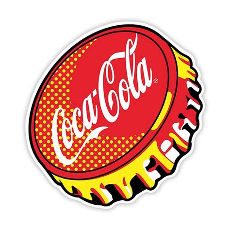 Pegatina Chapa De Coca Cola TeleAdhesivo