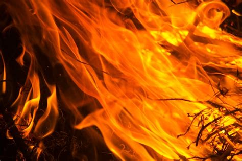 Premium Photo Flame Pattern On A Black Background