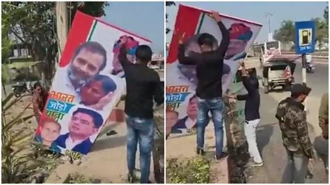Hoardings Of Sachin Pilot Removed In Kota Ashok Gehlot Bharat Jodo