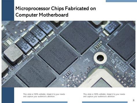 Microprocessor Motherboard Gear Wheel Circuit Board Parallel Formation