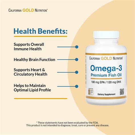 California Gold Nutrition, омега-3, рыбий жир премиального качества ...
