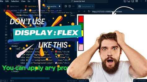 Don T Do With Display Flex Tips Tricks Html Css Responsive Design YouTube
