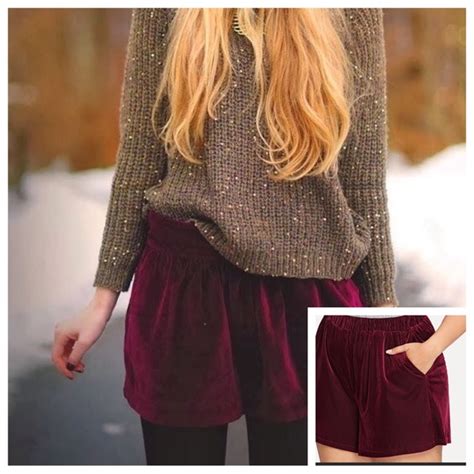 Twice Chic Boutique Shorts Newxl2xscarlett Velvet Minimalist Shorts