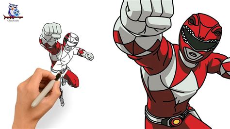 How To Draw Red Ranger Mighty Morphin Power Rangers