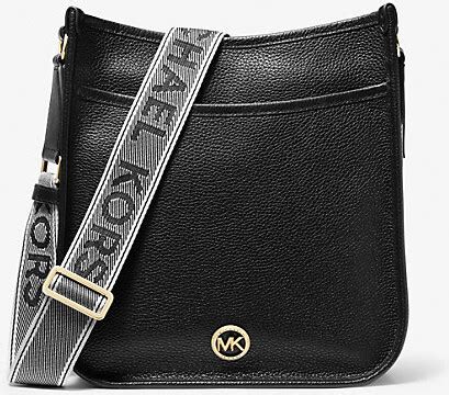 Michael Kors Luisa Large Pebbled Leather Messenger Bag ShopStyle