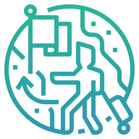 Migration Generic Gradient Icon