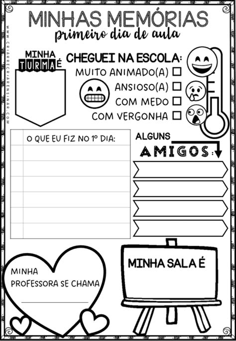 Atividades Primeiro Dia De Aula 1 Ano Image To U