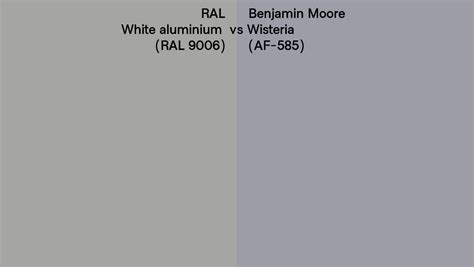 Ral White Aluminium Ral 9006 Vs Benjamin Moore Wisteria Af 585 Side