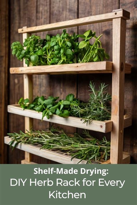 Shelf Made Drying Diy Drying Herb Rack For Every Kitchen