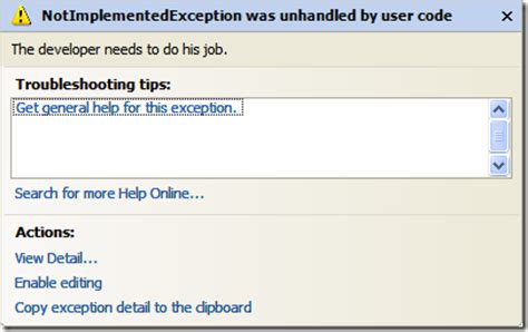 Fear And Loathing UI Exception Handling Vs AppDomain Exceptions