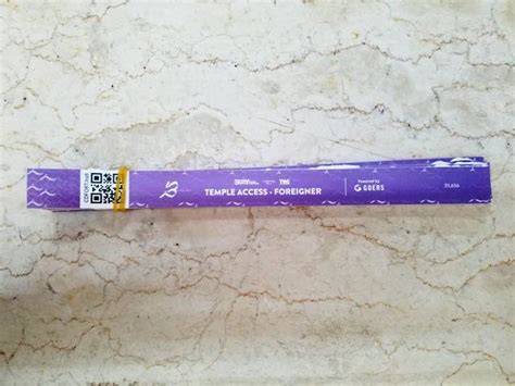 Yogya Backpackerborobudurtemplewristbandforinternationalvisitor