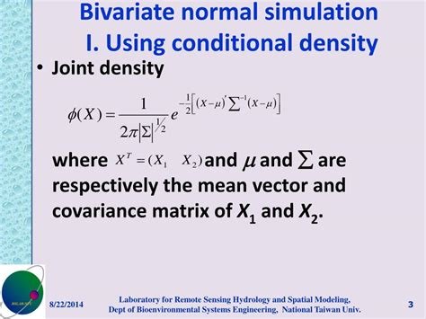 Ppt Stochastic Hydrology Bivariate Simulation Powerpoint Presentation
