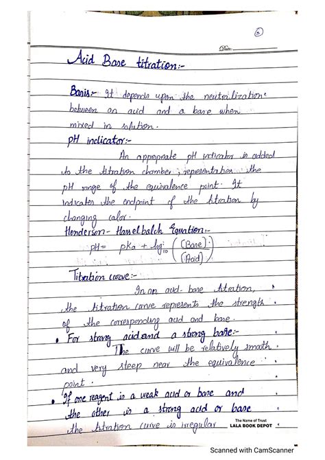 Solution Titration Complete Notes All About Titration Titration