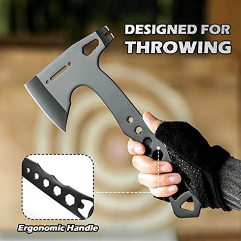Zenhosit Throwing Axes Set 10 Inch Full Tang Stainless Steel Throwing