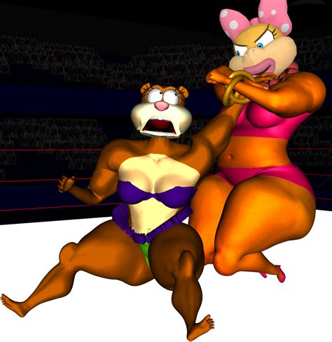Pro Wrestling Wendy Vs Sandy By Daveybird16 On Deviantart