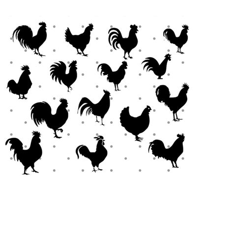 Chicken Svg Bundle Hand Drawn Chicken Svg Chicken Svg Funn Inspire