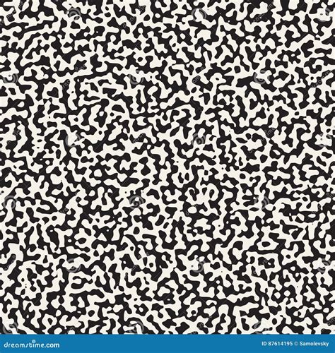 Noise Grunge Abstract Texture Vector Seamless Black And White Pattern