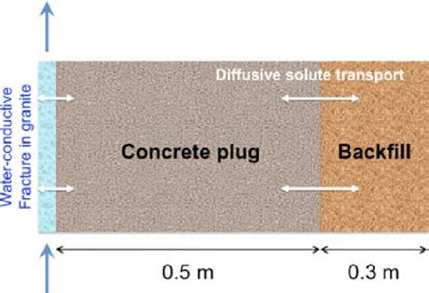Domain Selected In The Reactive Transport Simulations Download Scientific Diagram