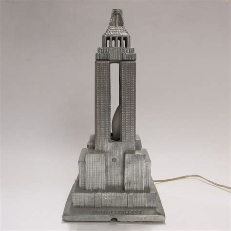 Sarsaparilla Deco Designs Vintage Empire State Building Lamp