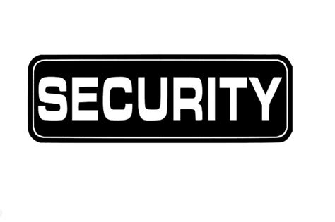 Security Badge Decal Security Decal Security Officer Decal Etsy
