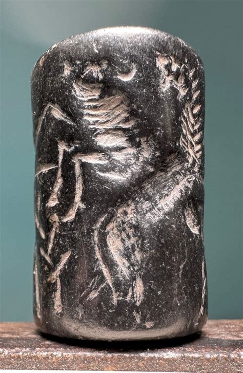 Akkadian Hematite Cylinder Seal Hixenbaugh Ancient Art