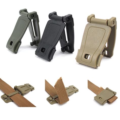 Molle Attach Clip Tactical Strap Management Web Dominator Buckle