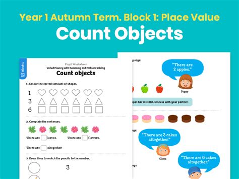 Y1 Autumn Term Block 1 Count Objects Maths Worksheets Teaching Resources