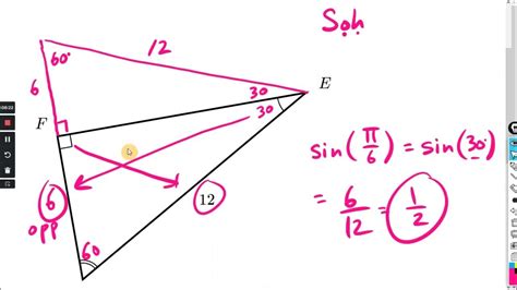 Trig Values Of Pi 6 Pi 4 And Pi 3 Khan Academy Youtube