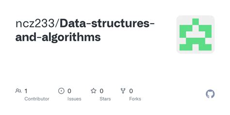 Github Ncz Data Structures And Algorithms