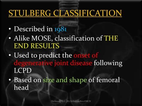 Classification Perthes Disease