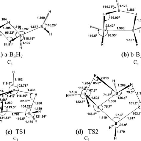 Optimized Geometry Of Transition Structures And Intermediate Involved