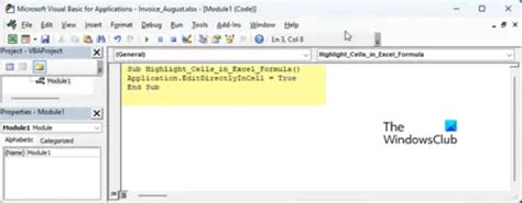Excel Not Highlighting Cells In Formula Fix