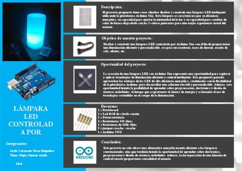Propuesta De Proyecto Arduino Pdf Diodo Emisor De Luz Uso Eficiente De Energía