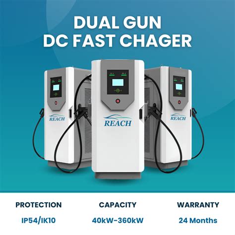 Reach Ccs2 Dual Gun Dc Ev Fast Charger 40 Kw 360 Kw Reach Ev Charging Solutions
