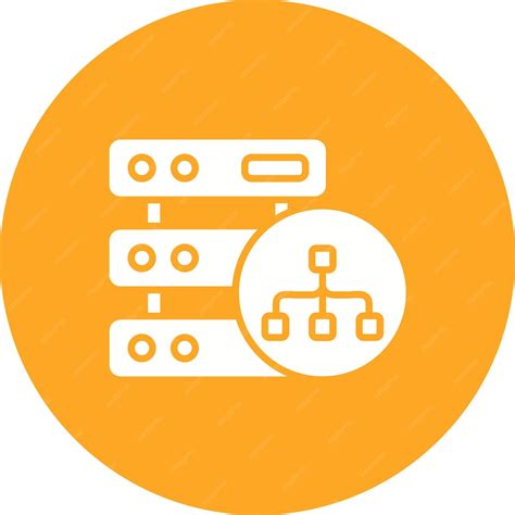 premium vector database architecture icon vector image can be used