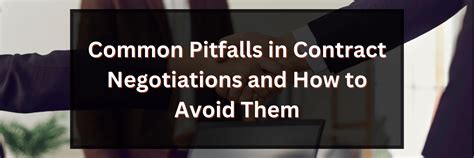 Common Pitfalls In Contract Negotiations And How To Avoid Them Carbon